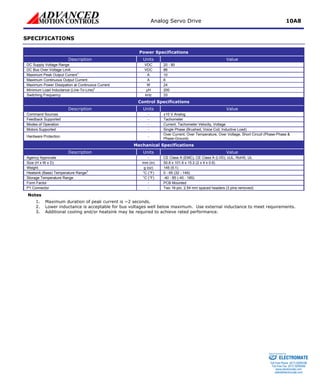 Advanced motion controls 10a8 | PDF