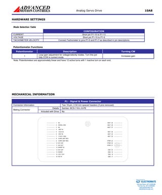 Advanced motion controls 10a8 | PDF