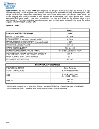 Advanced motion controls 120a10b nh | PDF