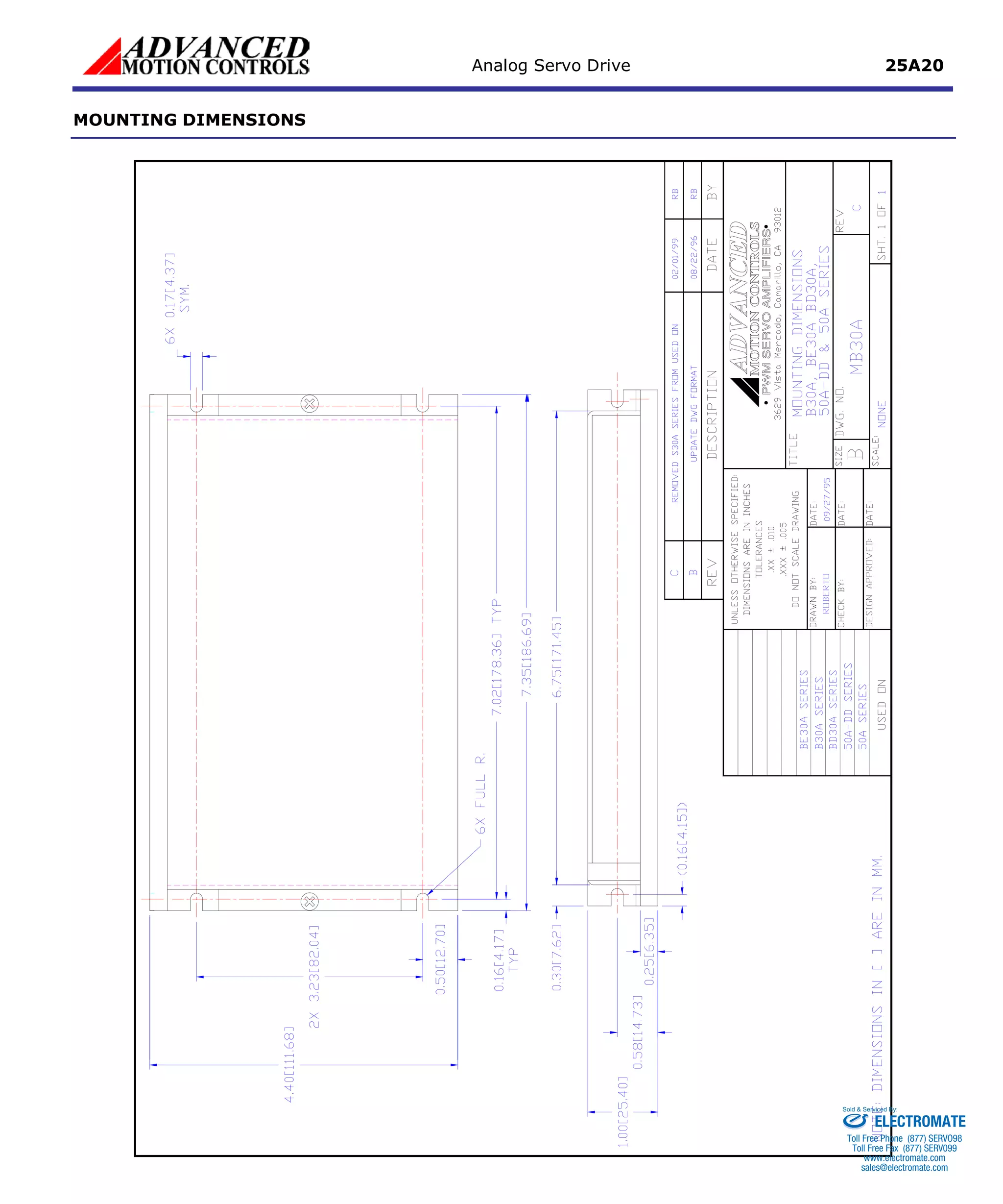 Advanced motion controls 25a20 | PDF | Computer Peripherals | Computing