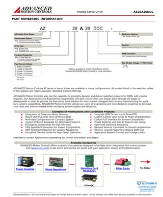 Advanced motion controls az20a20ddc | PDF