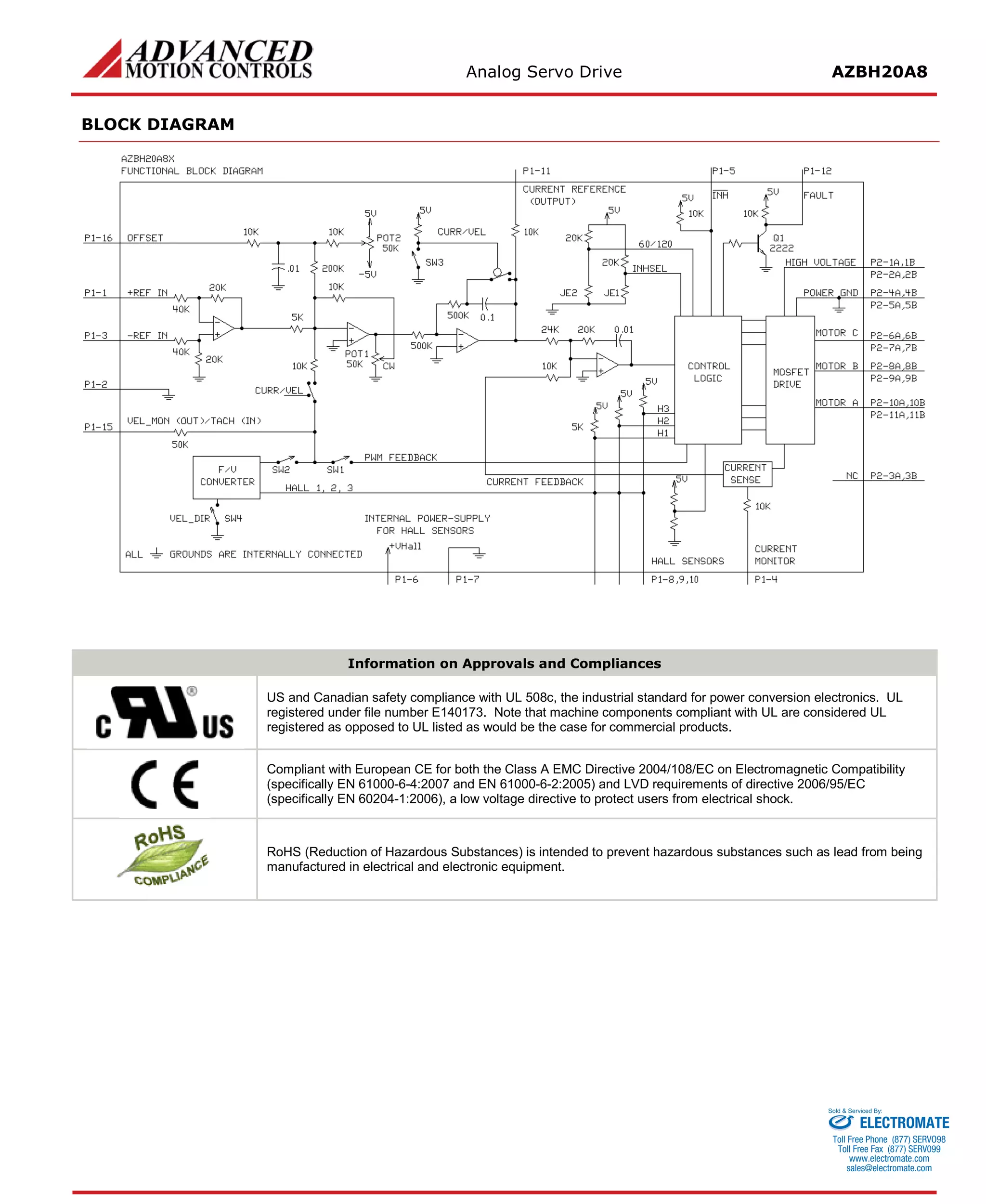 Advanced motion controls azbh20a8 | PDF