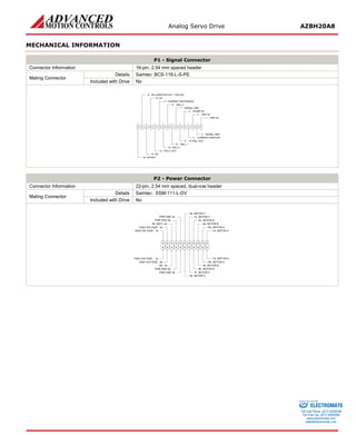 Advanced motion controls azbh20a8 | PDF