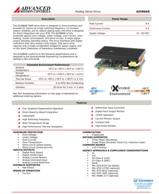 Advanced motion controls azxb8a8 | PDF