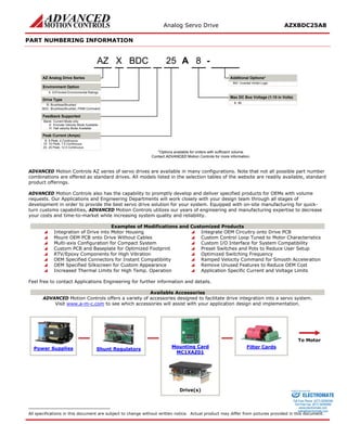 Advanced motion controls azxbdc25a8 | PDF | Computer Peripherals | Computing