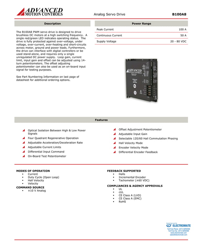 Advanced motion controls b100a8 | PDF | Computer Peripherals | Computing