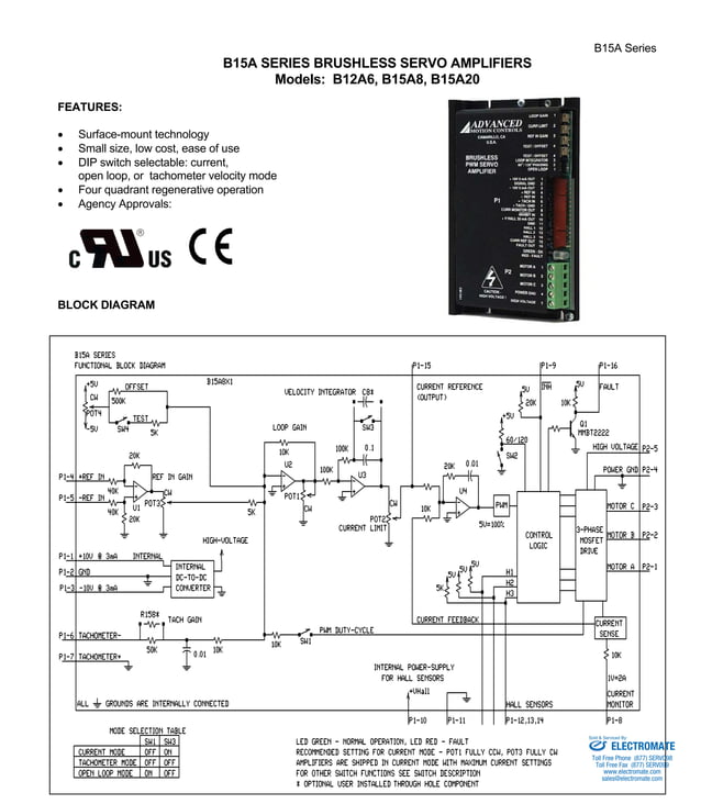 Advanced motion controls b15a20 | PDF