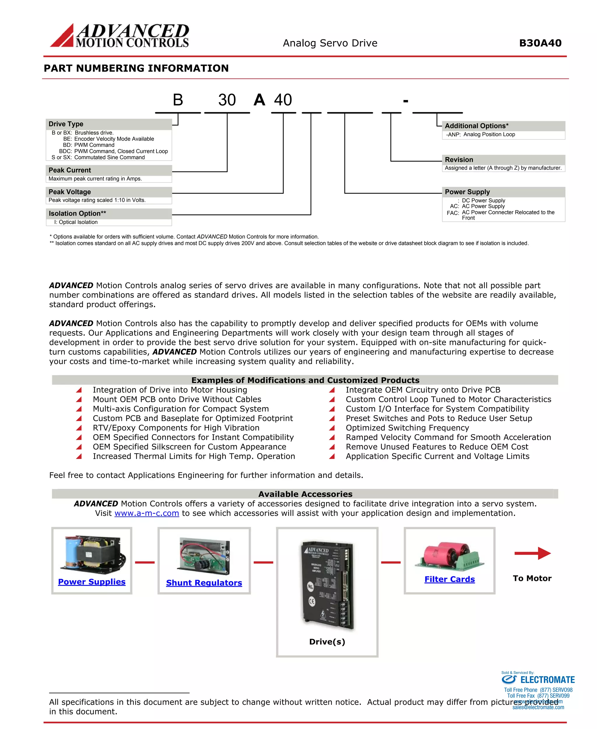 Advanced motion controls b30a40 | PDF | Computer Peripherals | Computing