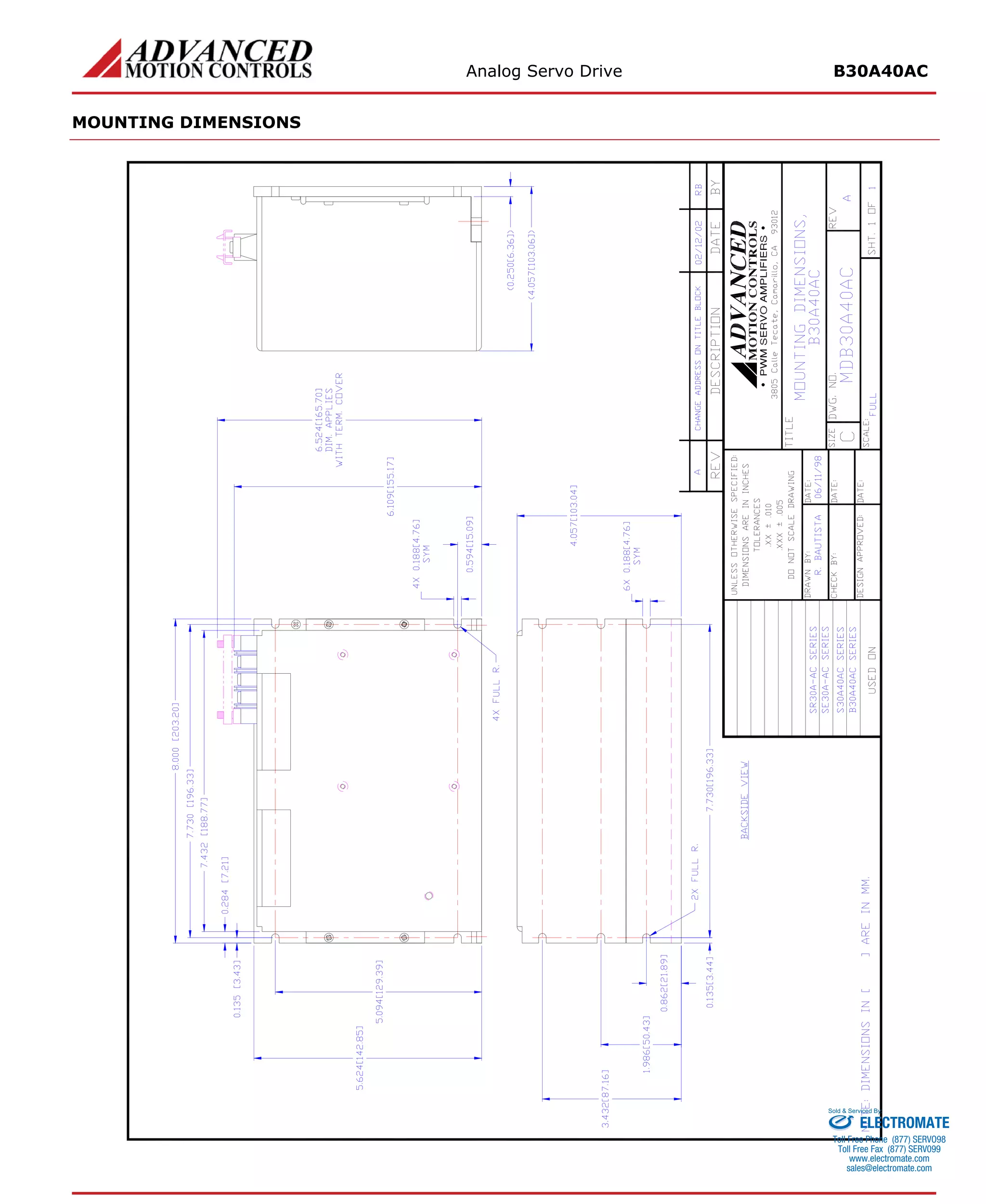 Advanced motion controls b30a40ac | PDF