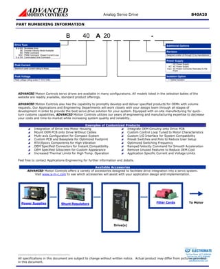 Advanced motion controls b40a20 | PDF