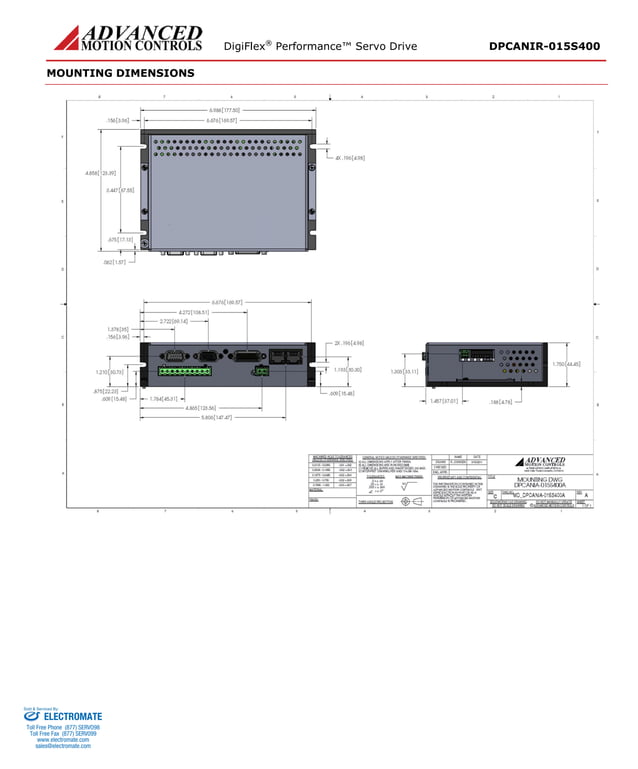 Advanced motion controls dpcanir 015s400 | PDF