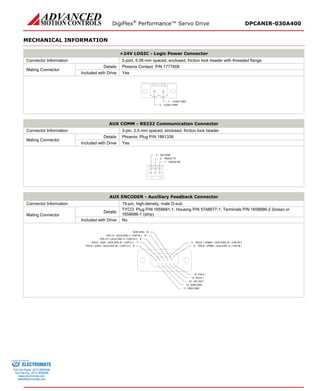 Advanced motion controls dpcanir 030a400 | PDF
