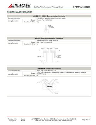Advanced motion controls dpcanta 060b080 | PDF | Computer Peripherals | Computing