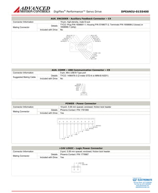 Advanced motion controls dpeaniu 015s400 | PDF