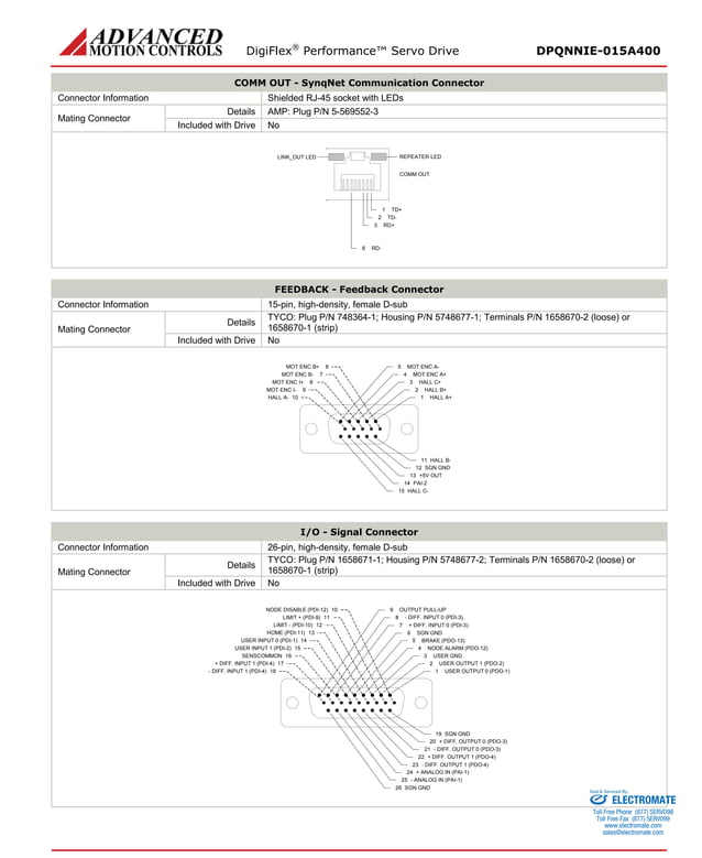 Advanced motion controls dpqnnie 015a400 | PDF
