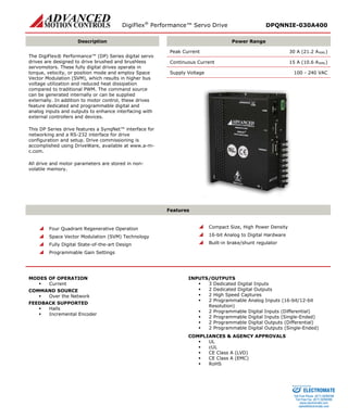 Advanced motion controls dpqnnie 030a400 | PDF | Computer Peripherals | Computing