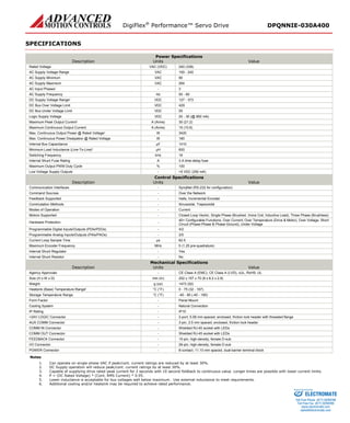 Advanced motion controls dpqnnie 030a400 | PDF | Computer Peripherals | Computing