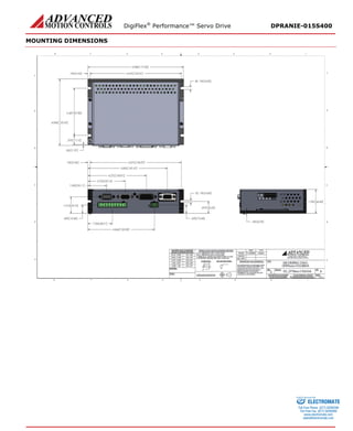 Advanced motion controls dpranie 015s400 | PDF