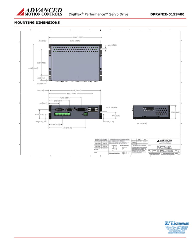 Advanced motion controls dpranie 015s400 | PDF