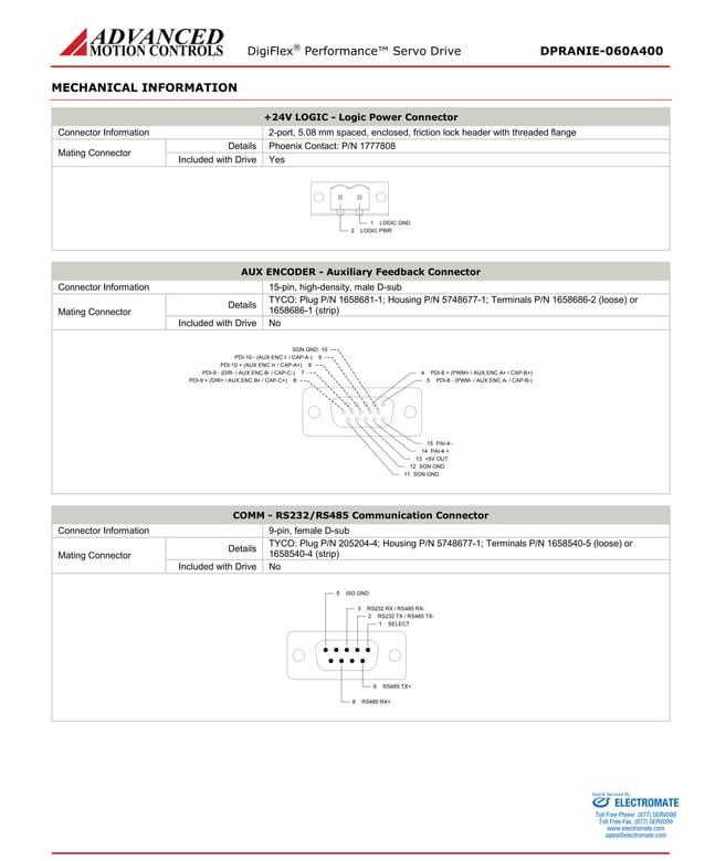 Advanced motion controls dpranie 060a400 | PDF