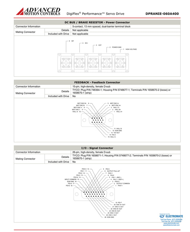 Advanced motion controls dpranie 060a400 | PDF