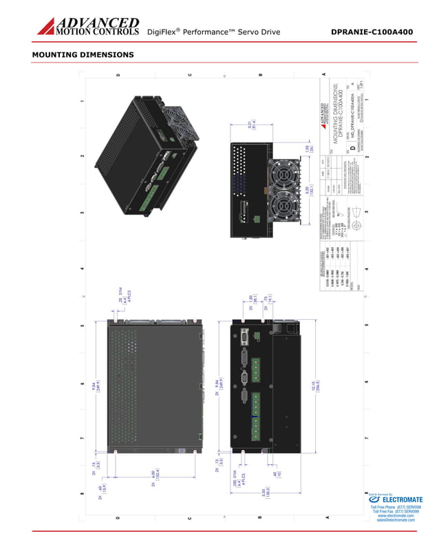 Advanced motion controls dpranie c100a400 | PDF