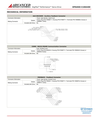 Advanced motion controls dpranie c100a400 | PDF