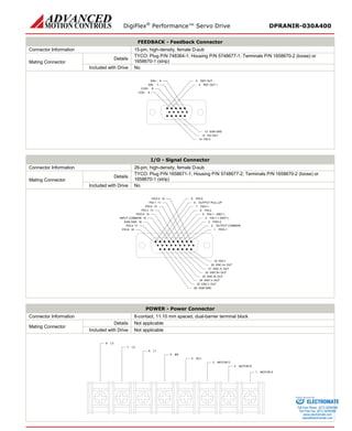 Advanced motion controls dpranir 030a400 | PDF