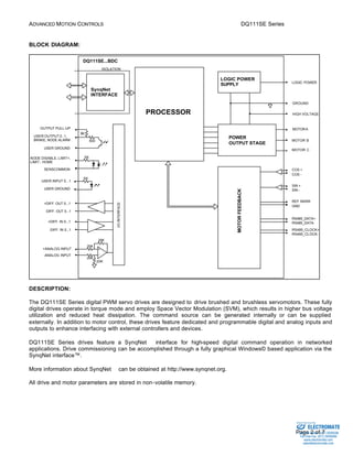 Advanced motion controls dq111se20a8bdc | PDF