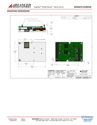 Advanced motion controls dzsantu 020b200 | PDF