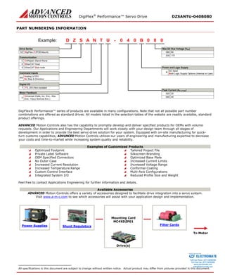 Advanced motion controls dzsantu 040b080 | PDF