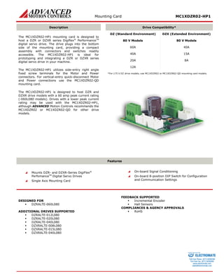 Advanced motion controls mc1xdzr02 hp1 | PDF