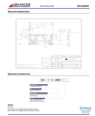 Advanced motion controls mc1xzdcr | PDF | Computer Peripherals | Computing