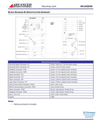 Advanced motion controls mc1xzdcr | PDF | Computer Peripherals | Computing