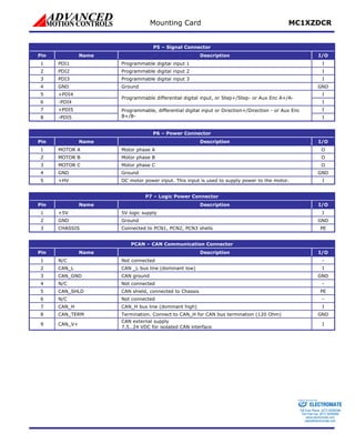 Advanced motion controls mc1xzdcr | PDF | Computer Peripherals | Computing