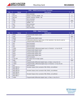 Advanced motion controls mc1xzdcr | PDF | Computer Peripherals | Computing