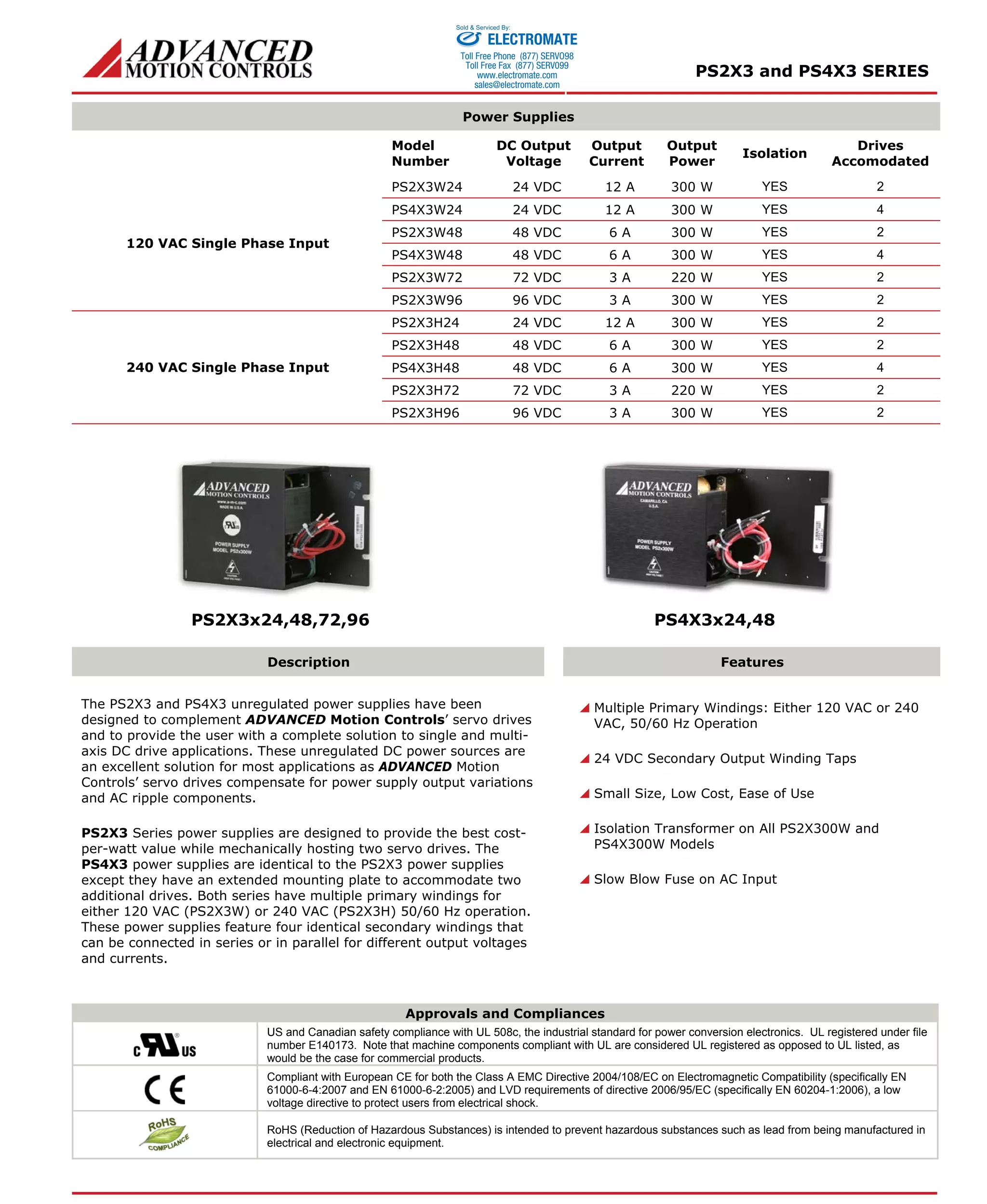 Advanced motion controls ps2x3h48 | PDF