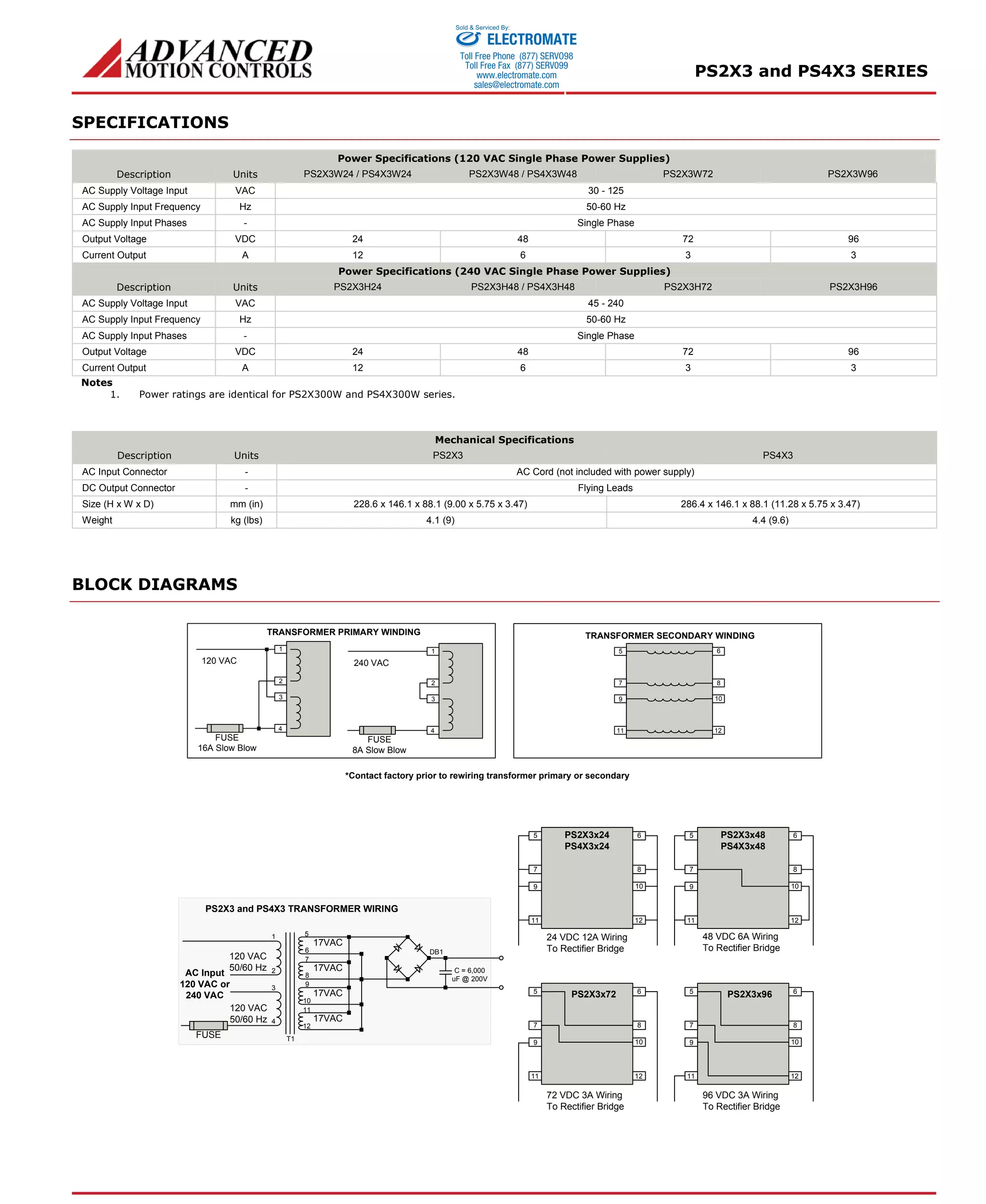 Advanced motion controls ps2x3h48 | PDF