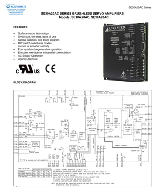 Advanced motion controls se10a20ac | PDF