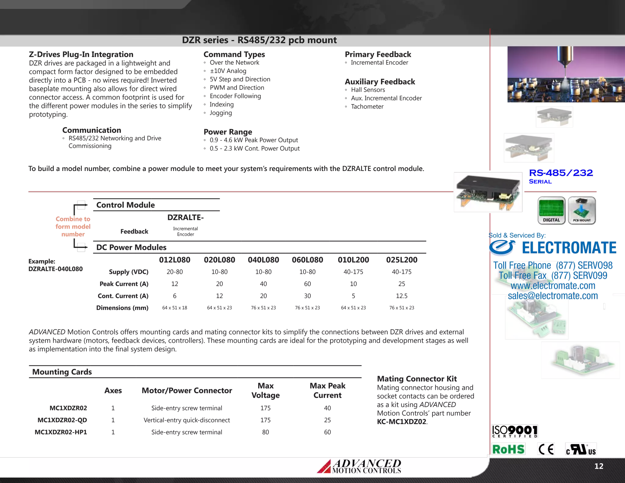Advanced motion controls servo drive catalog | PDF