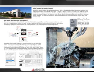 Advanced motion controls servo drive catalog | PPT
