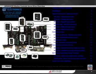 Advanced motion controls servo drive catalog | PPT