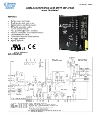 Advanced motion controls sr30a40ac | PDF