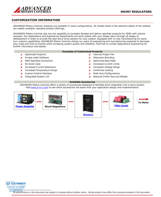 Advanced motion controls srst70 | PDF
