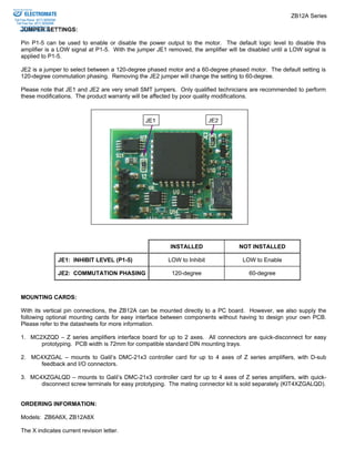 Advanced motion controls zb6a6 | PDF | Computer Peripherals | Computing