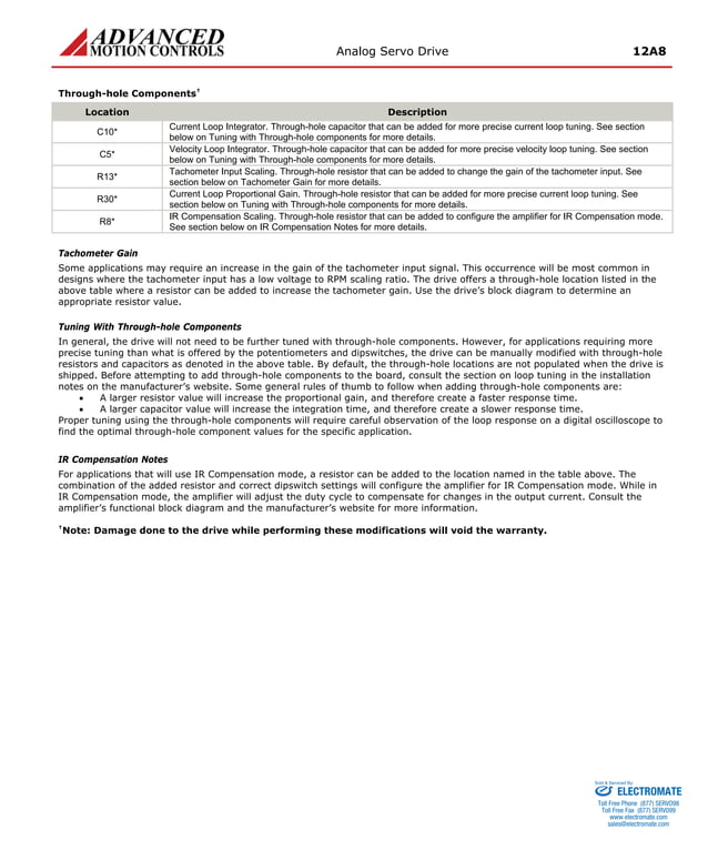 Advanced motions controls 12a8 | PDF | Computer Peripherals | Computing