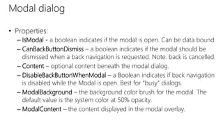 Advanced MVVM Windows UWP apps with Template 10 | PPTX