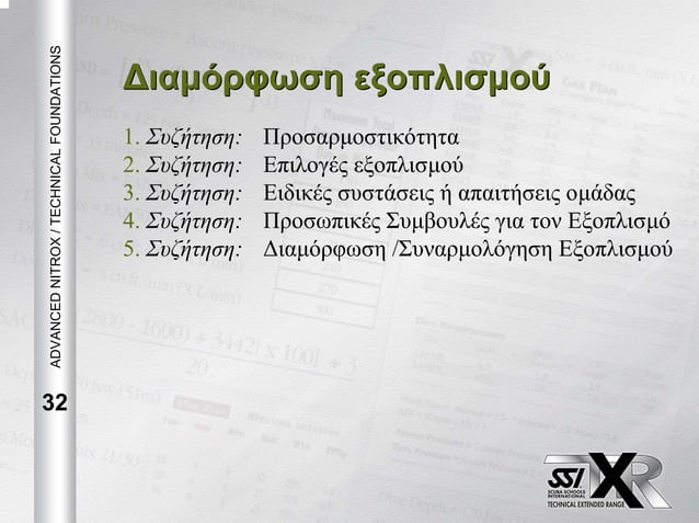 Advanced Nitrox & Technical Foundation - Greek | PPT