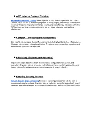 Advanced NOC Engineer Training. Key to success | PDF | Cloud Computing | Internet