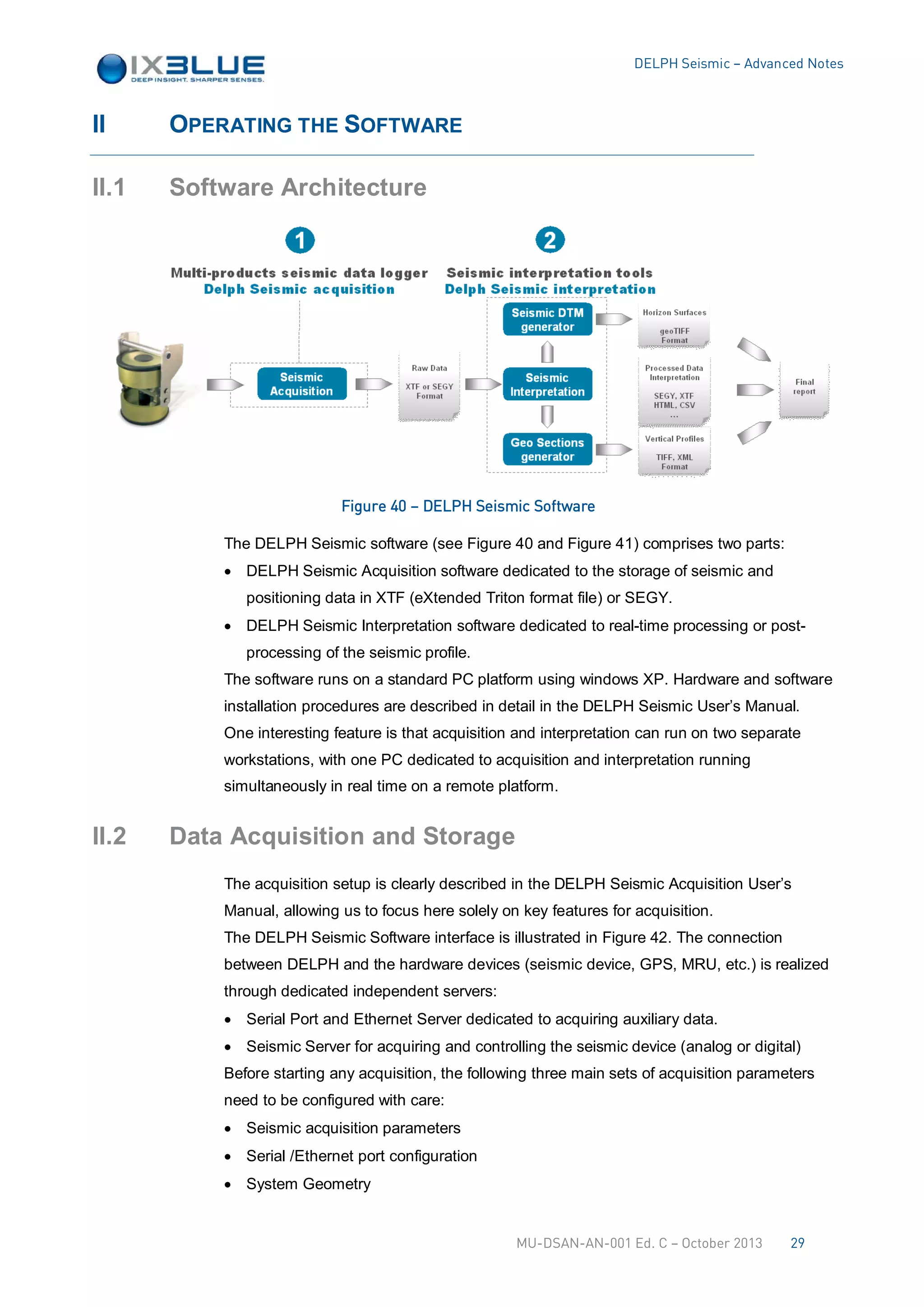 iXblue - DELPH Seismic advanced notes | PDF